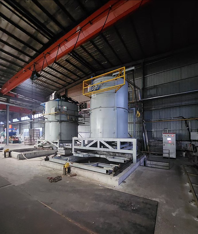 Drop Bottom Furnace for Aluminum Solution Heat Treatment and Vertical ...